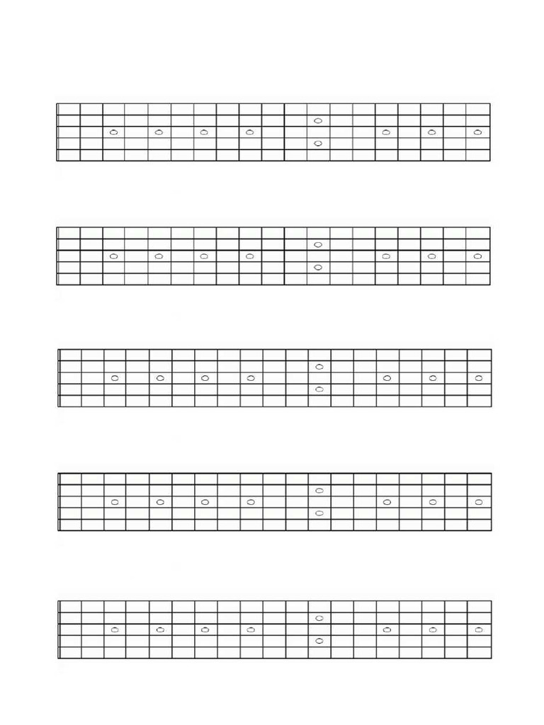 Guitar Fretboard Diagrams | PDF