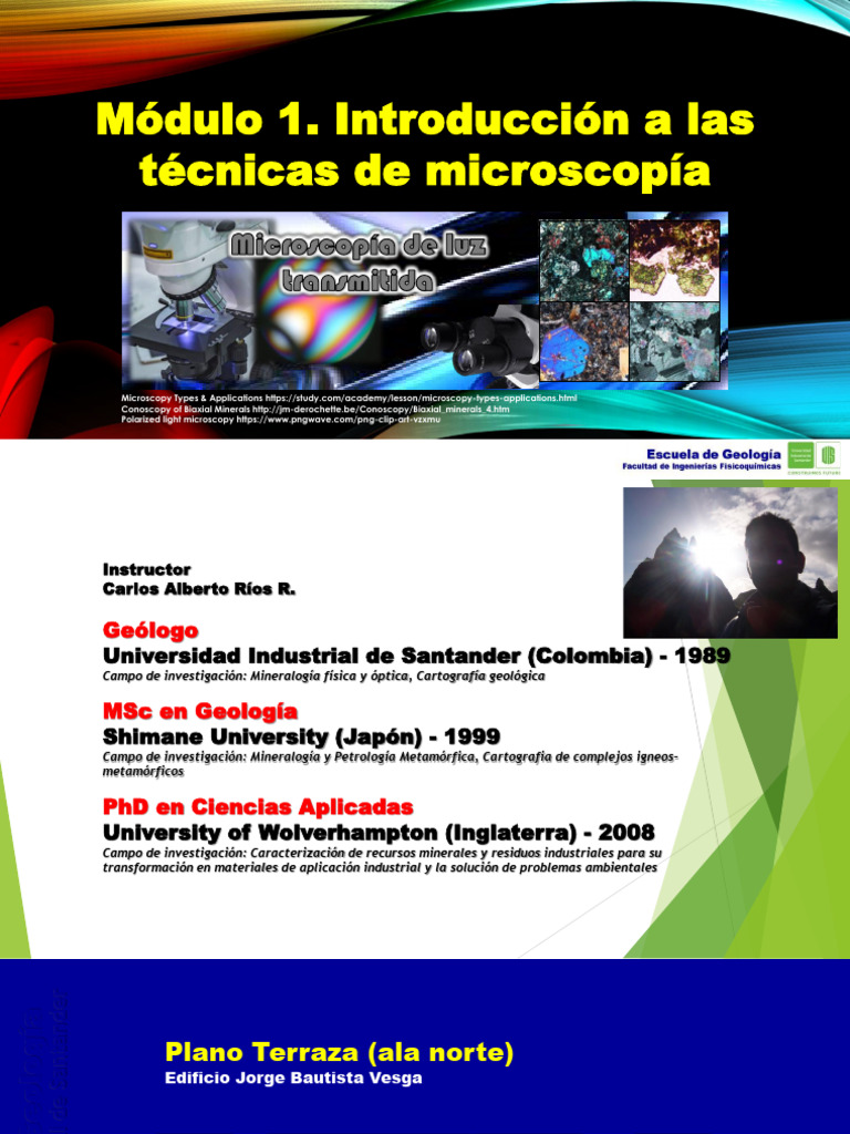 Modulo 1 Introduccion | PDF | Ligero | Óptica