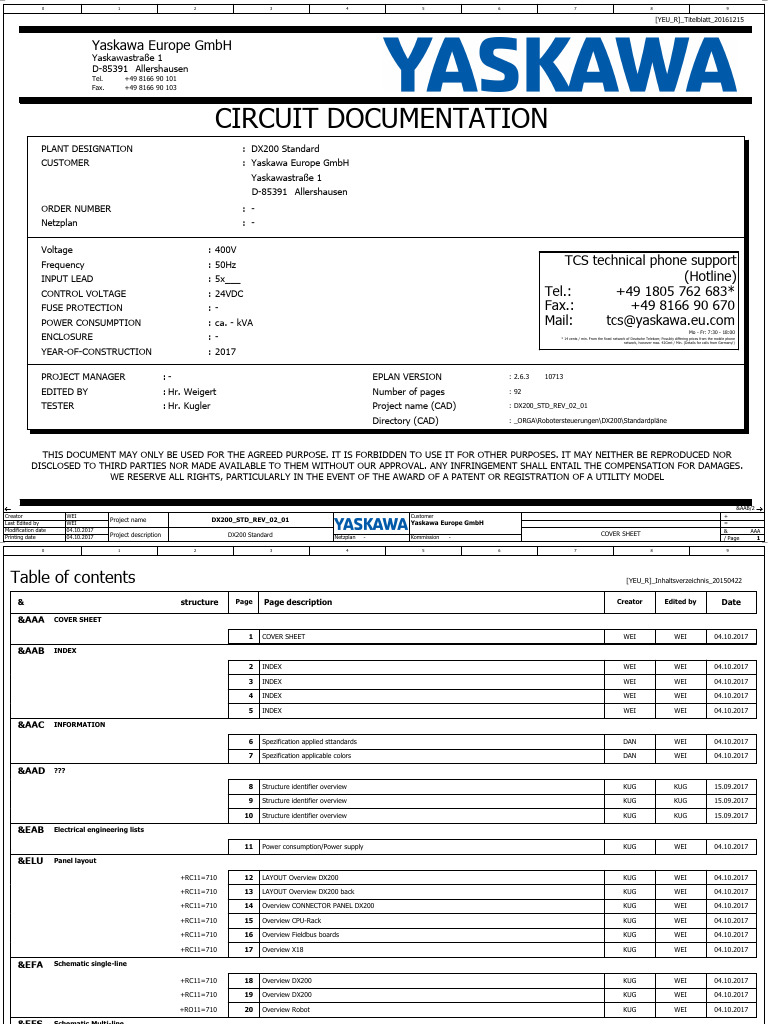 DX200 STD Rev 02 01 en | PDF | Electrical Components | Manufactured Goods