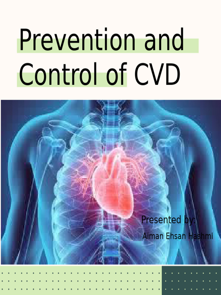 CVD Prevention and Control Strategies | PDF | Cardiovascular Diseases ...
