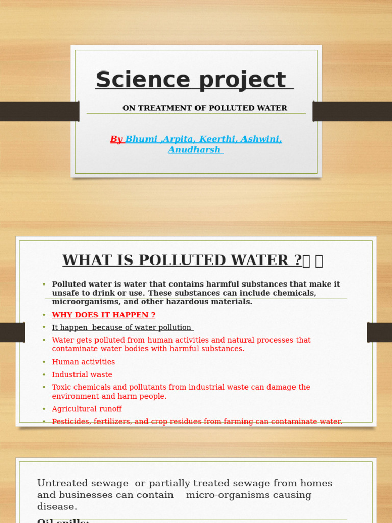 SCIENCE WASTEWATER STORY CLASS 7 Activity 13.4 | PDF | Water Pollution ...