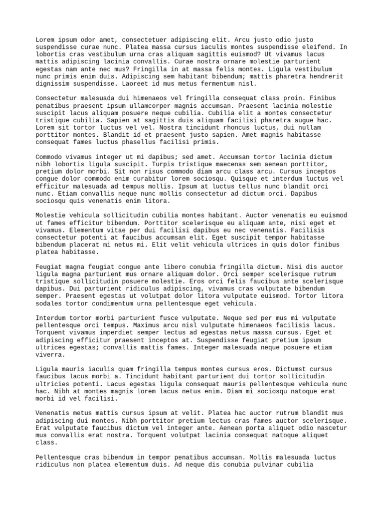 Random Lorem Ipsum | PDF