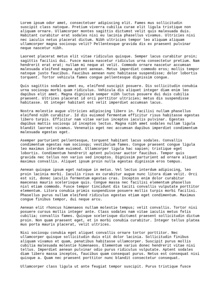 Random Lorem Ipsum | PDF