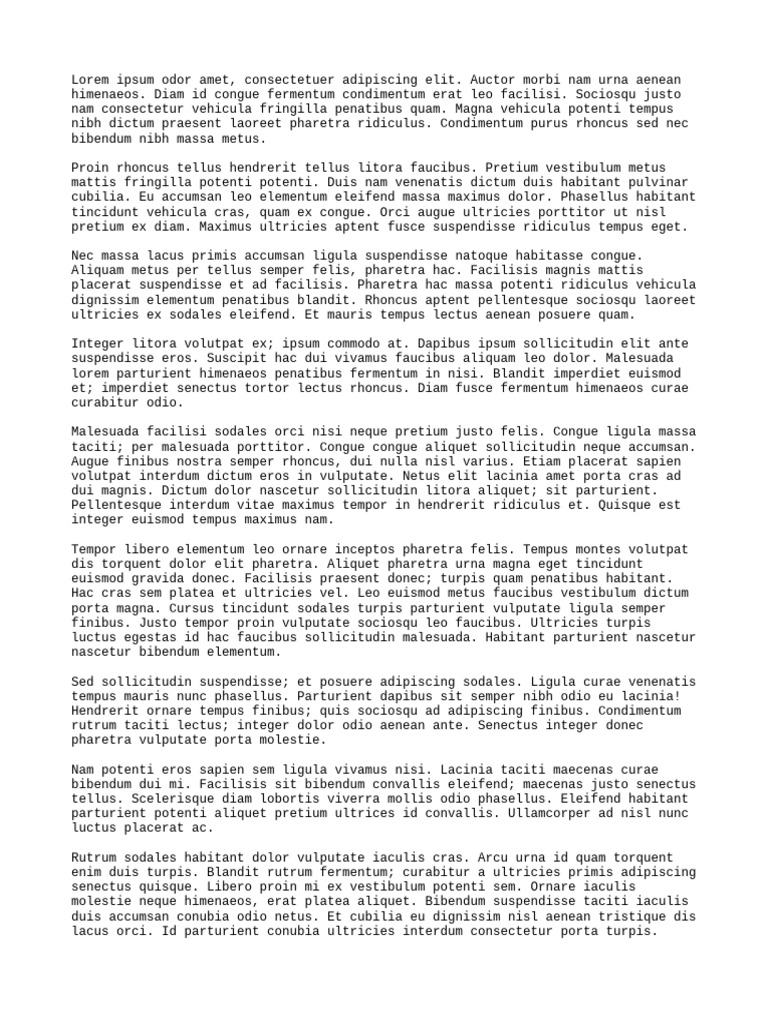 Random Lorem Ipsum | PDF