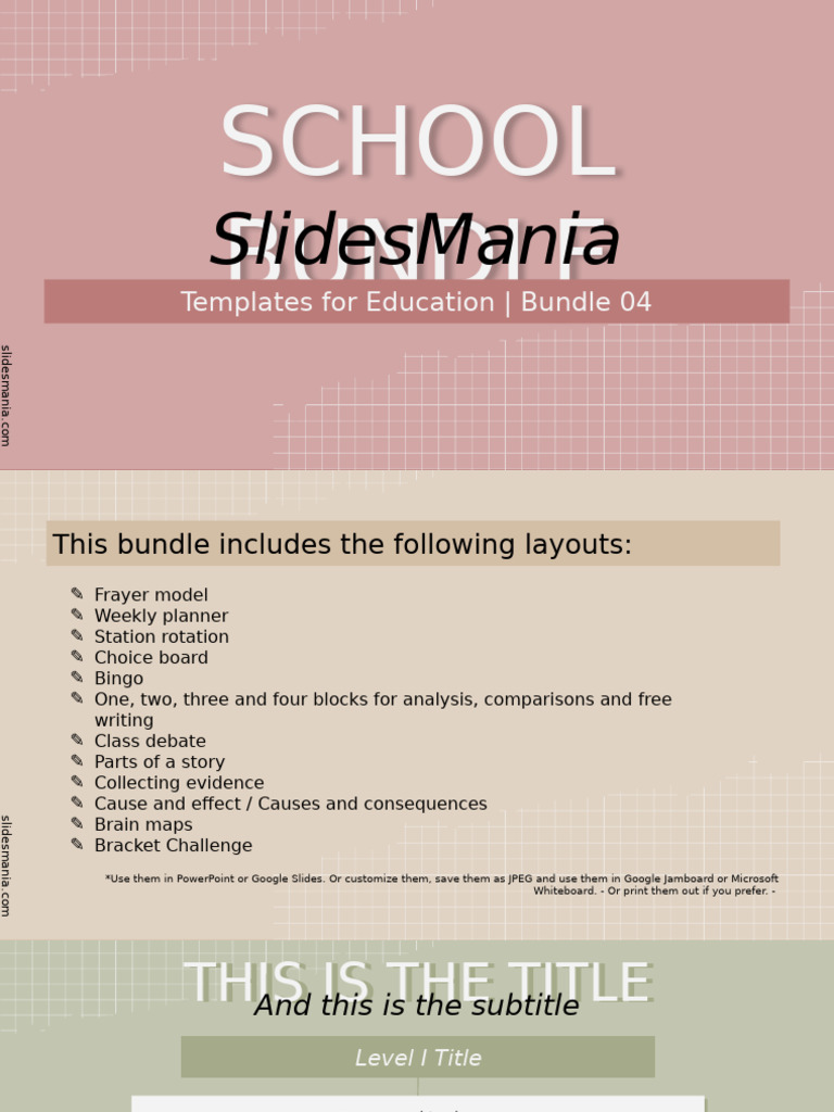 School Bundle 04 SlidesMania | PDF | Neuroscience