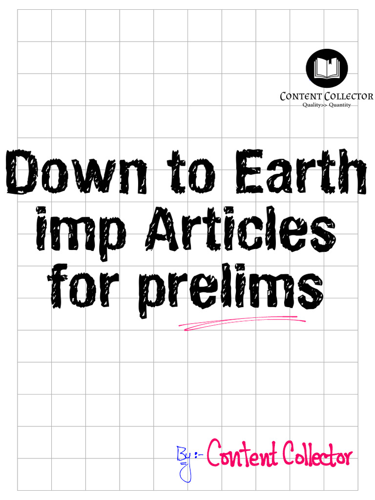 Down To Earth | PDF