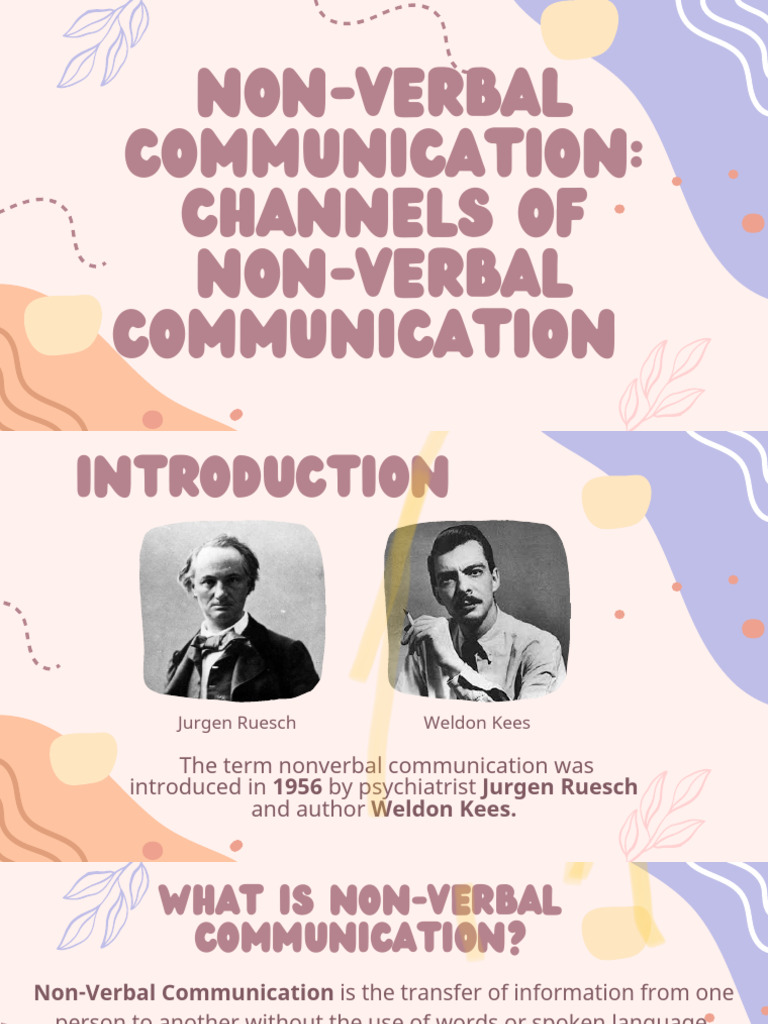 Beige Simple Boho Feather Group Project Presentation | PDF | Nonverbal ...