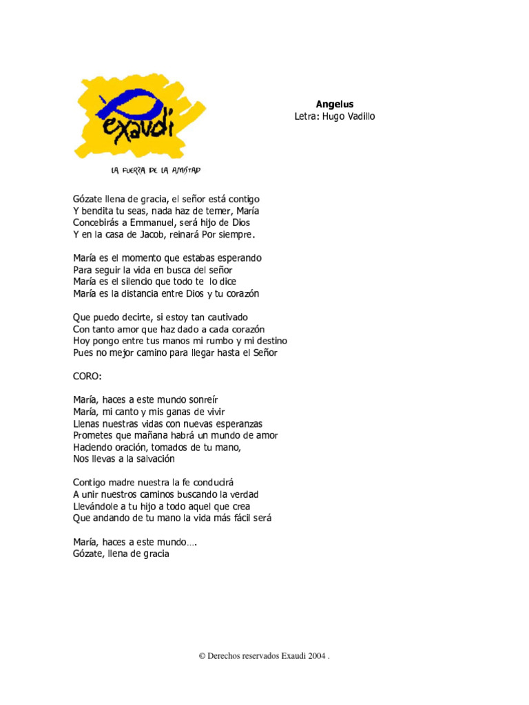 Angelus Coro Exaudi | PDF