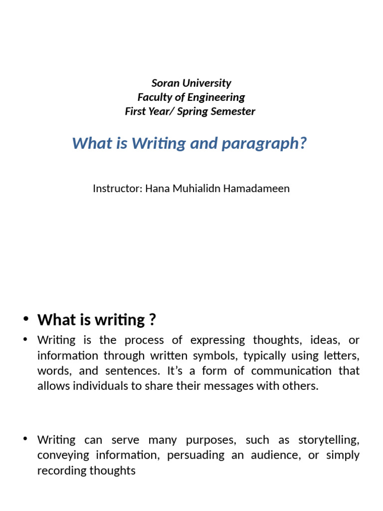 Reading and Writing | PDF