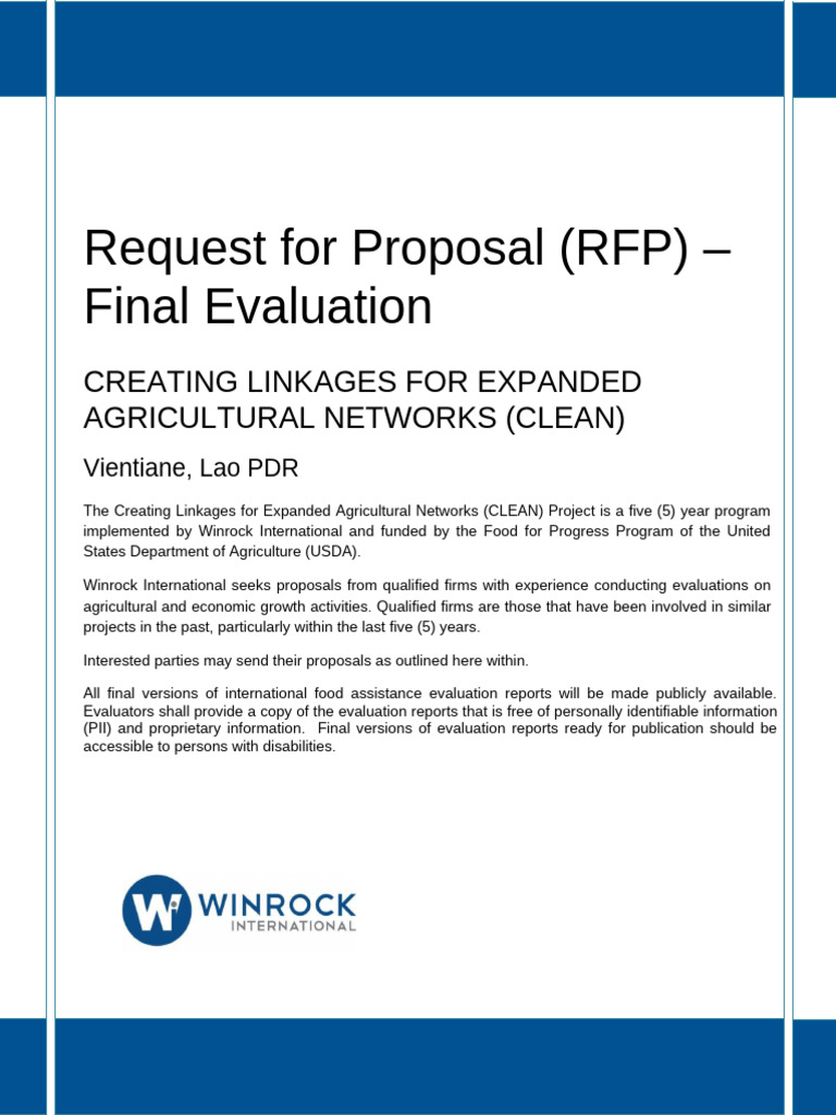 CLEAN Final-Evaluation-RFP FINAL 2022041820 | PDF | Evaluation ...