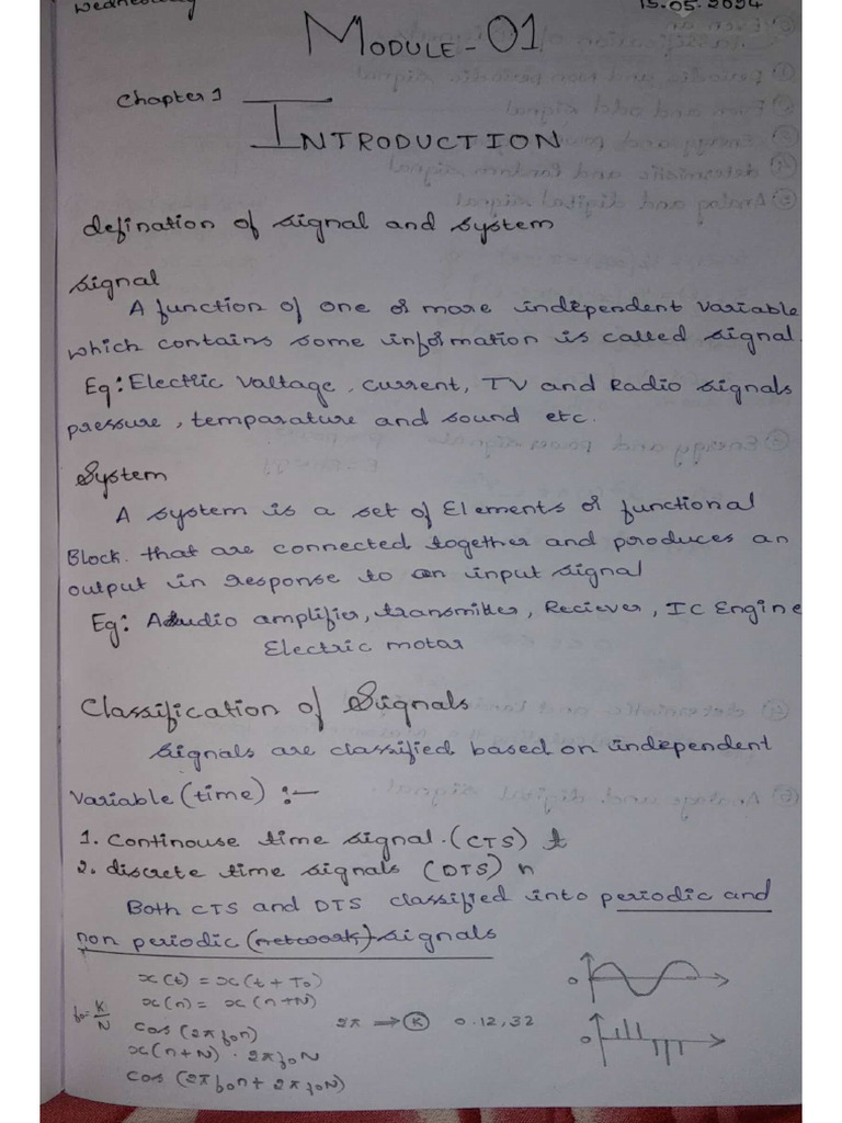 DSPL Notes (1 ST Internals) | PDF