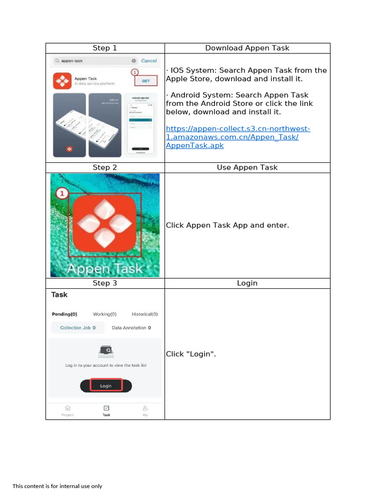 AppenTask-Recording Guideline | PDF | Mobile App | Android (Operating ...