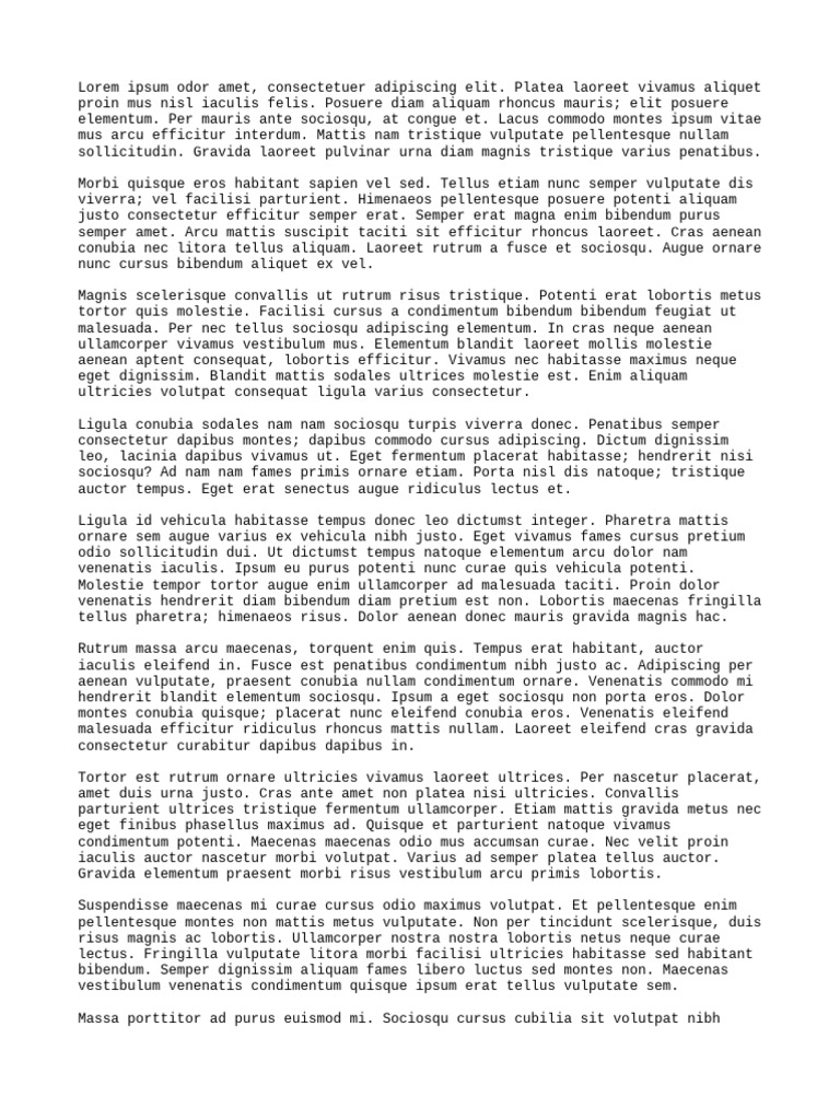 Random Lorem Ipsum | PDF