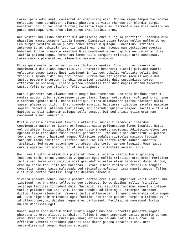 Random Lorem Ipsum | PDF