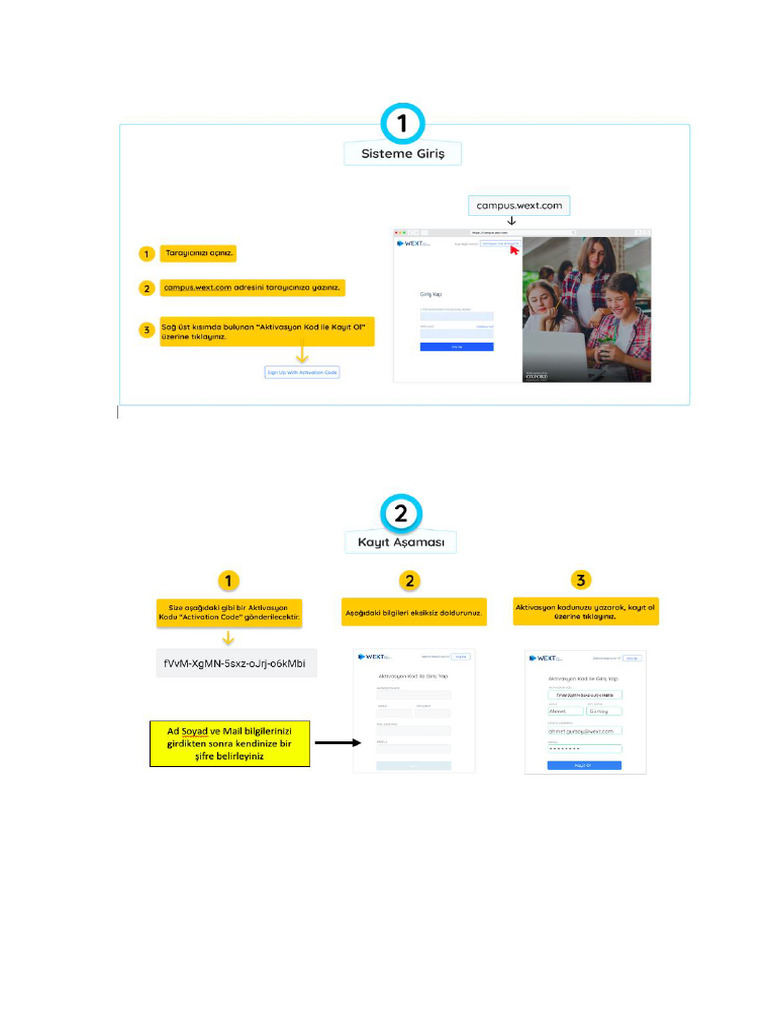 WEXT Exam Activation Code Guide | PDF