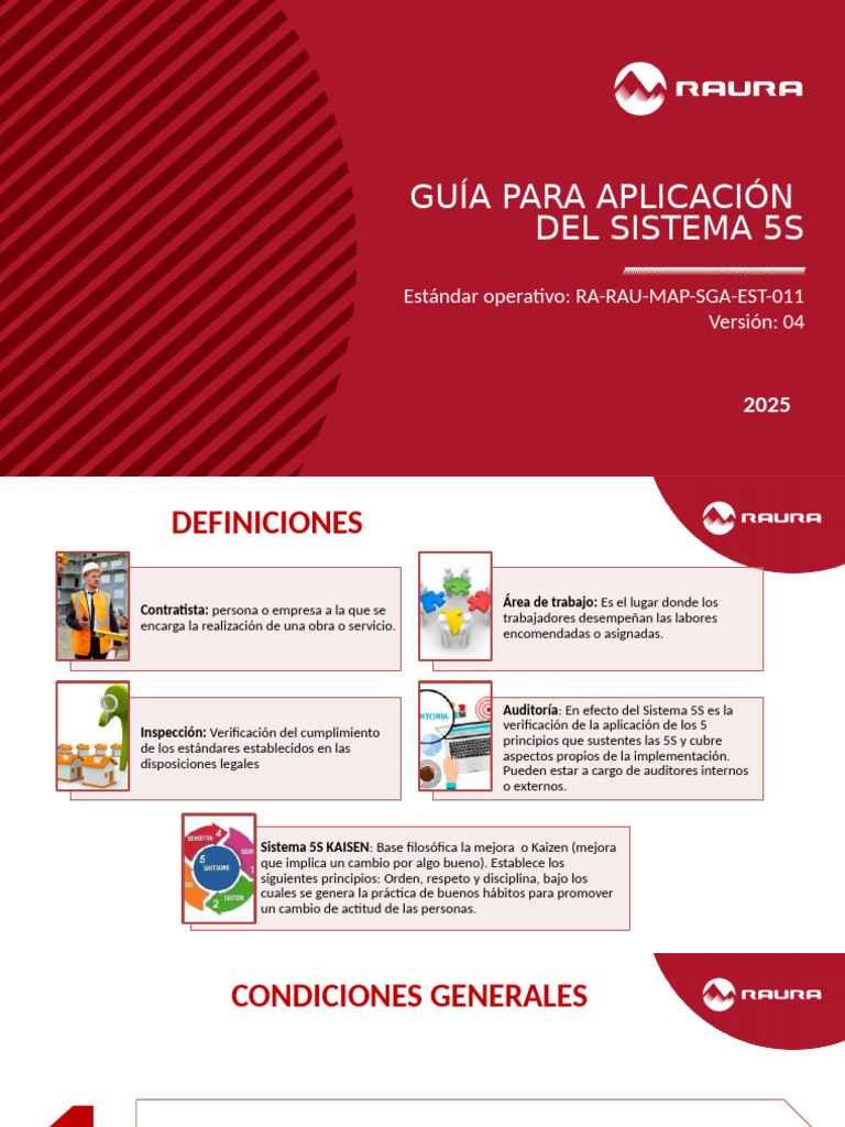 Sem 05 - Guía para Aplicación Del Sistema 5S | PDF