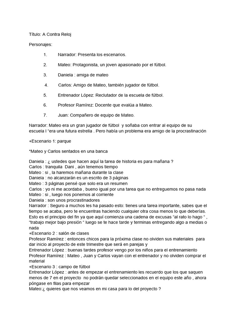 A Contra Reloj | PDF