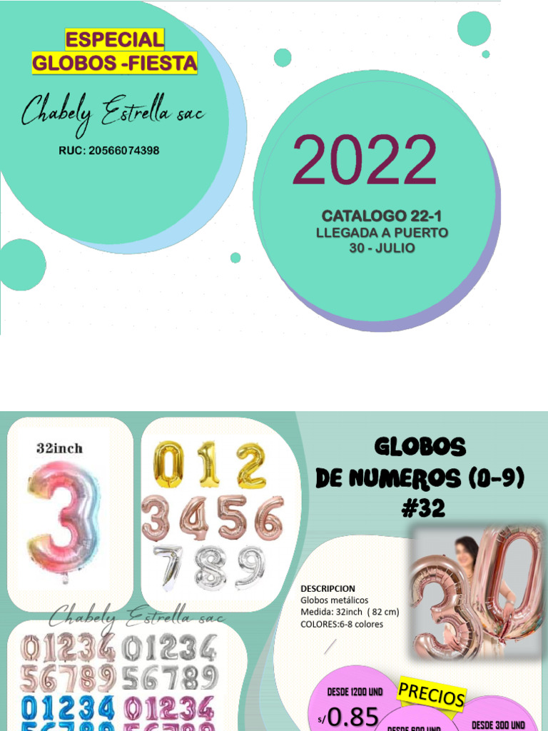 catalogo 22-1-CE-FIESTA&GLOBOS | PDF