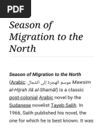Season of Migration To The North | PDF