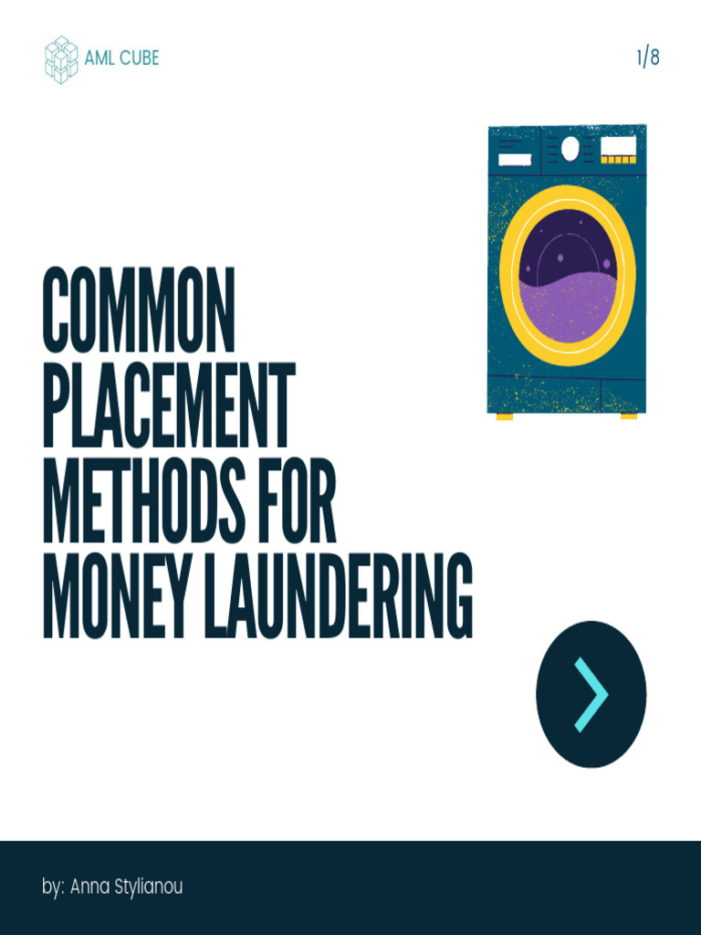 Placement Methods For Money Laundering | PDF