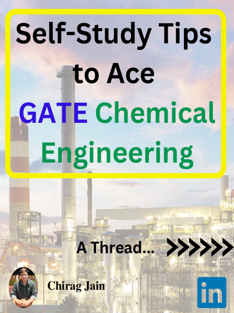 Self-Study Tips To Ace GATE Chemical | PDF