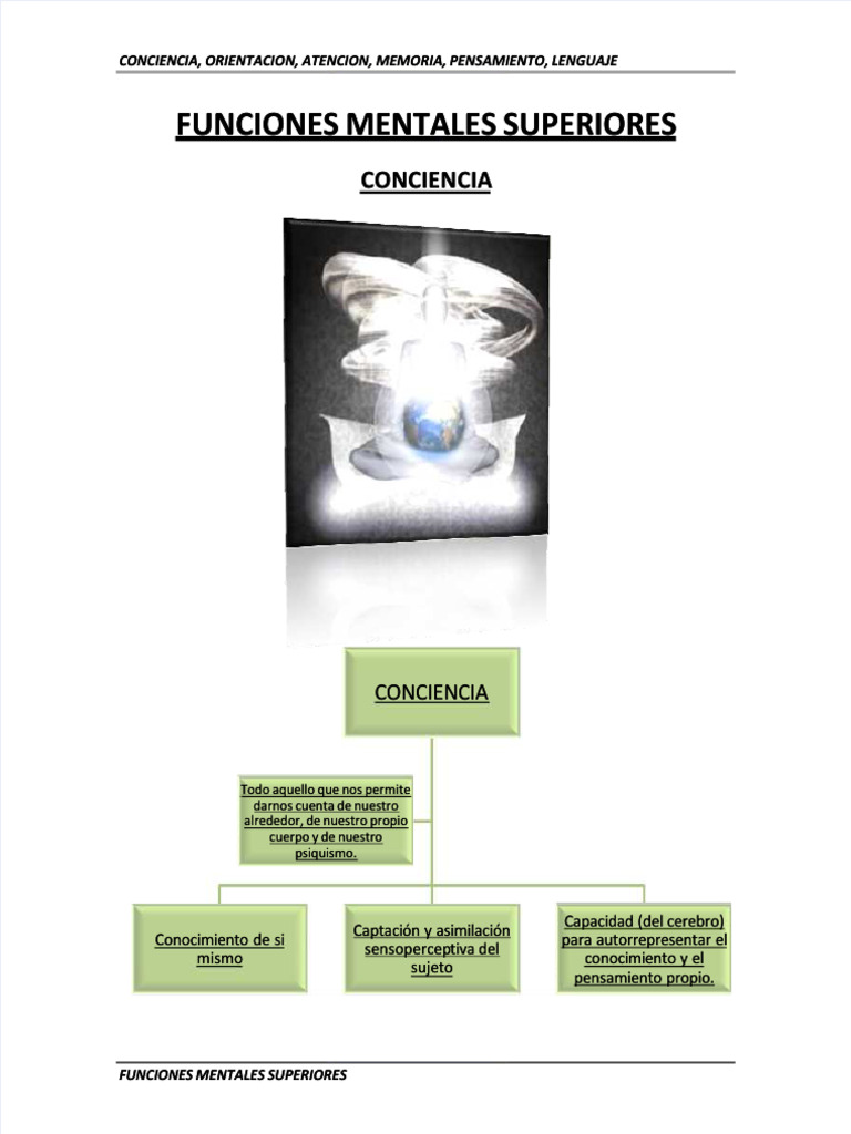 Funciones Mentales | PDF | Memoria | Pensamiento