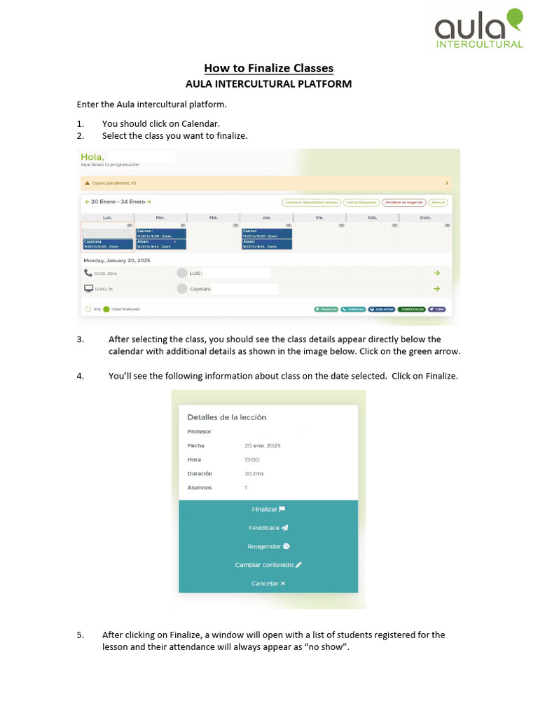 How To Finalize Classes 2025 | PDF