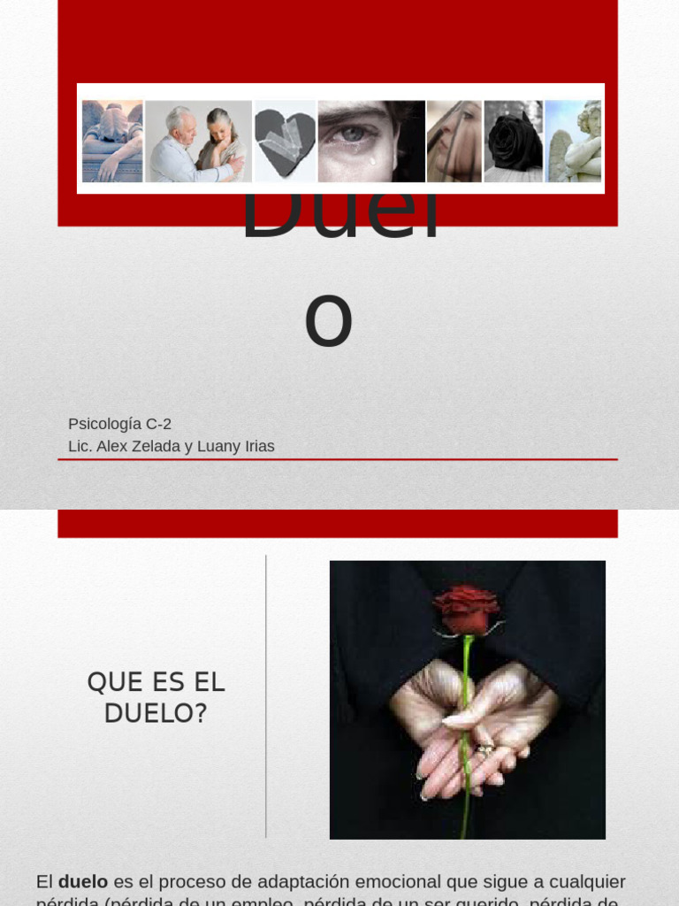 Duelo Inhibido: Comprensión y Manejo | PDF | Dolor | Enfermedades y ...