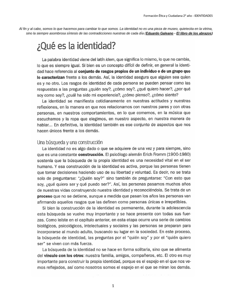Cuadernillo identidad | PDF | Identidad de género | Acción afirmativa