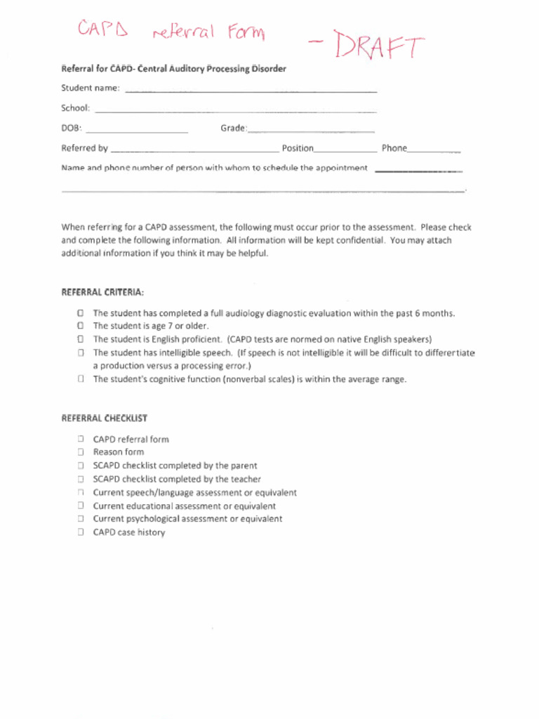capd referral form | PDF
