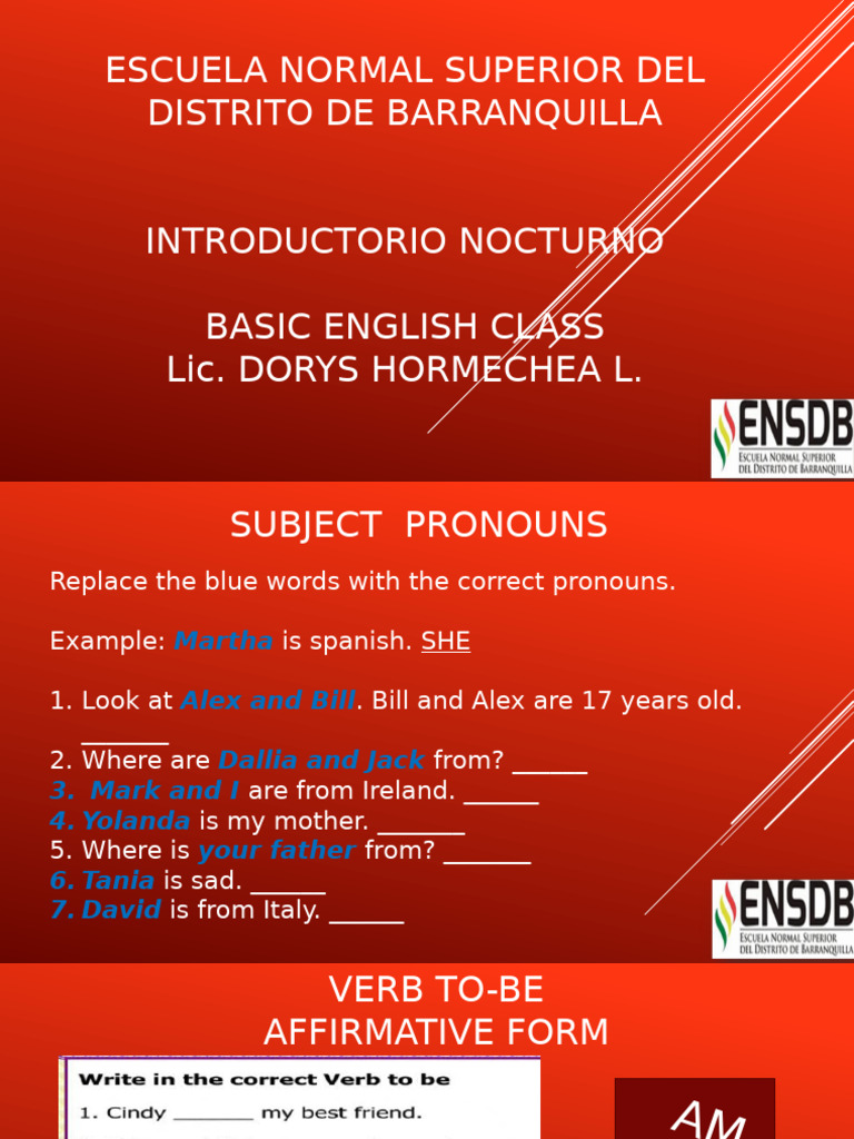 Basic English for Night Students | PDF