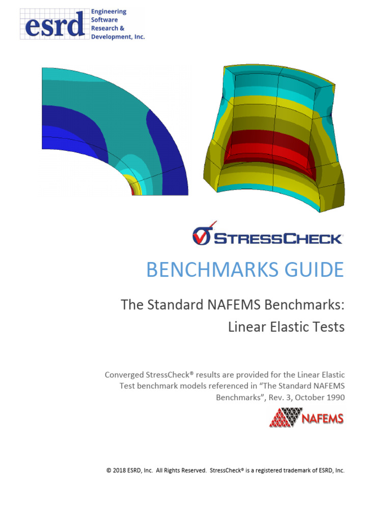 Benchmarks Guide Standard NAFEMS Benchmarks Linear Elastic Tests | PDF ...