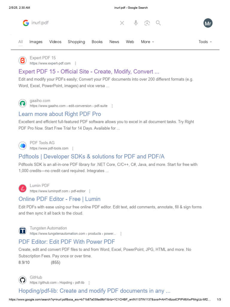 Inurl - PDF - Google Search | PDF | Microsoft Excel | Software