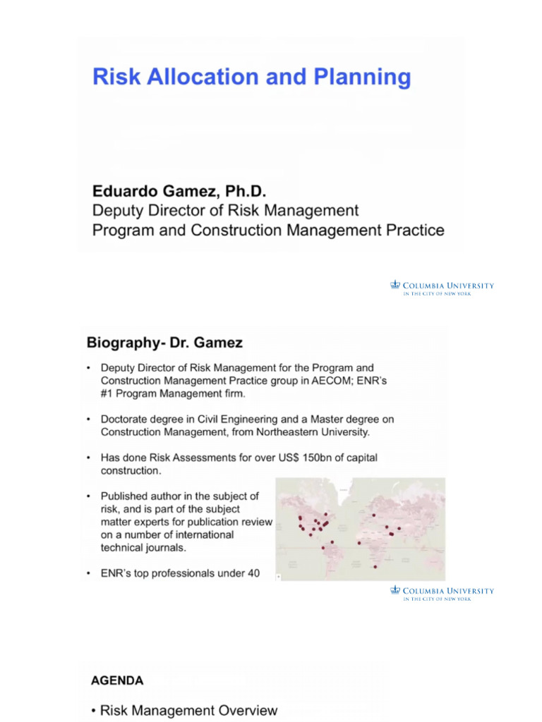 Risk Allocation and Assessment Guide | PDF