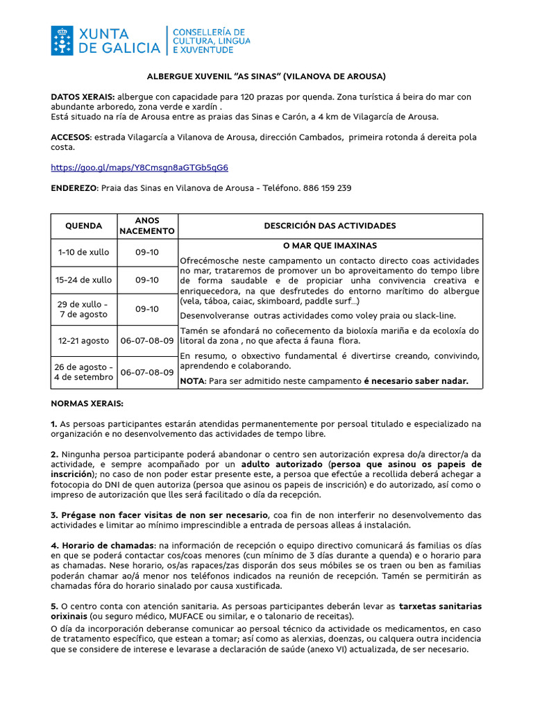 Carta Informativa Sinas REV 2024 | PDF