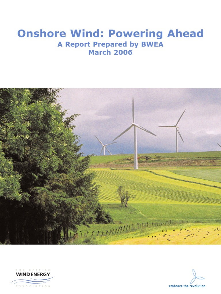 Onshore Wind Powering Ahead Full | PDF | Wind Power | Wind Farm
