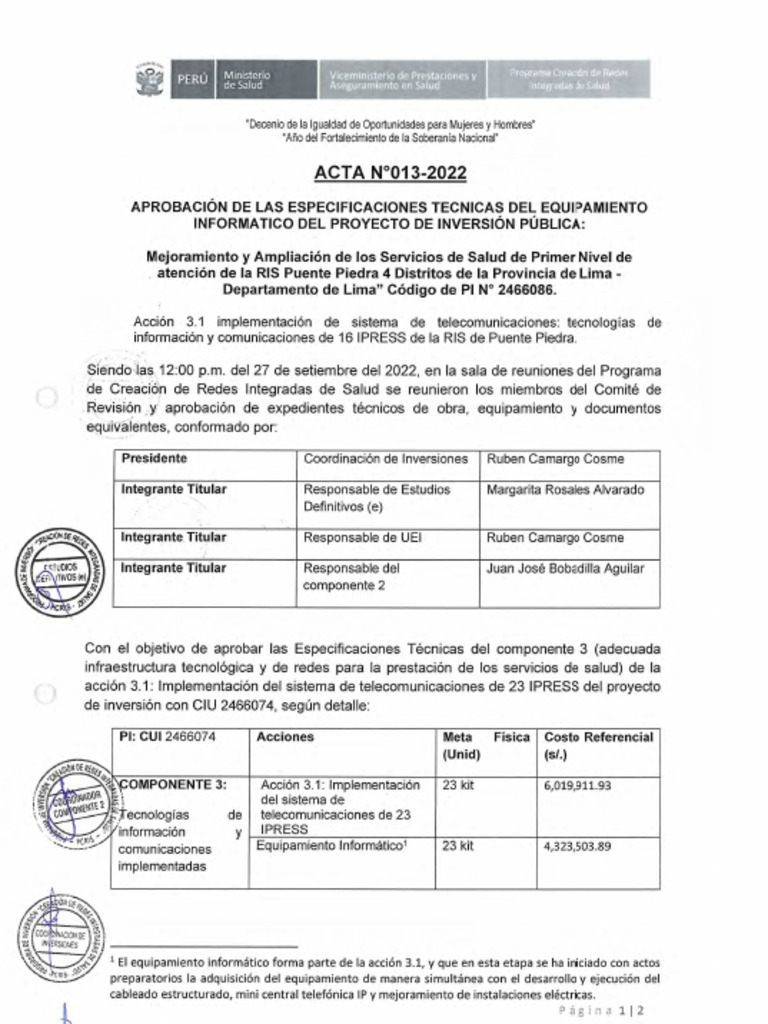 Equipamiento Infromàtico y TIC`S | PDF