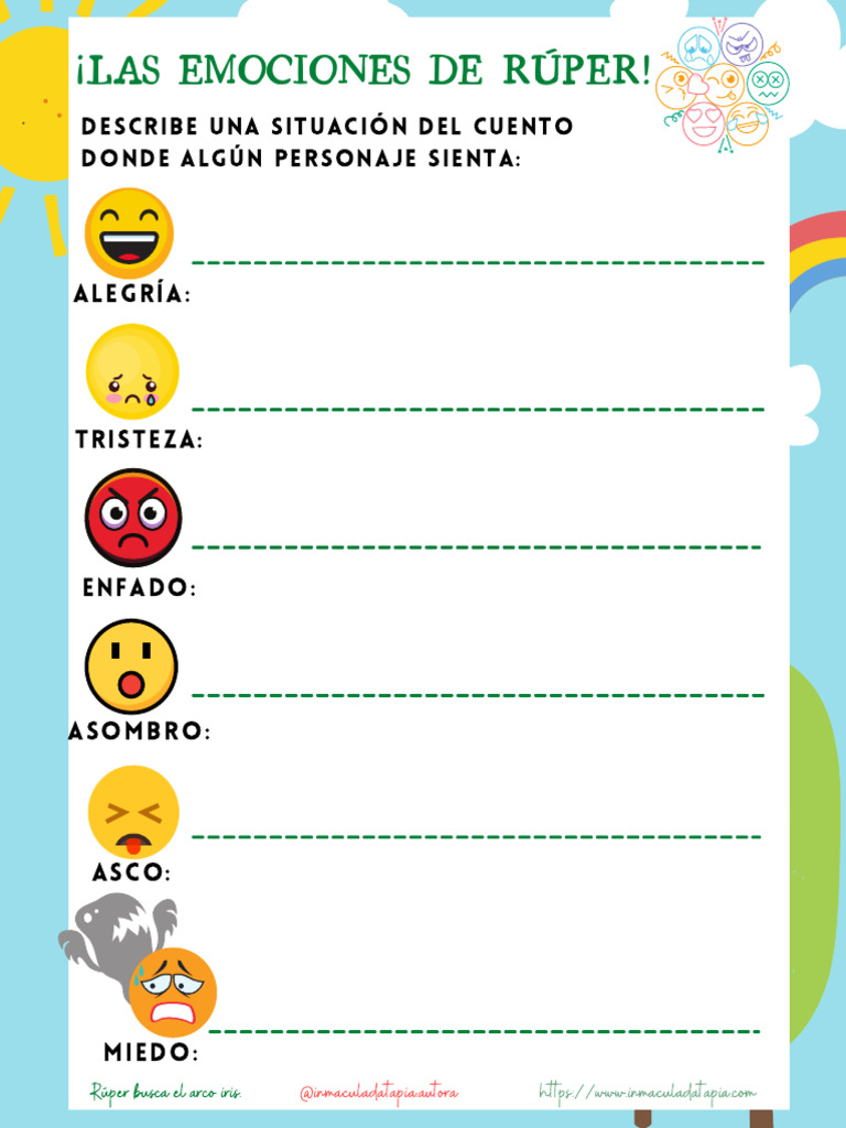 Emociones en "Rúper busca el arco iris" | PDF