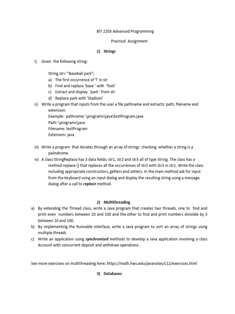 BIT 2203 assignmentNov2024 | PDF | Software Engineering | Data Management Software