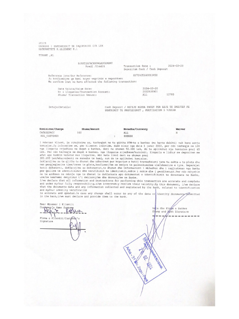 Urdheri I Infermierit Te Shqiperise CA Lek | PDF