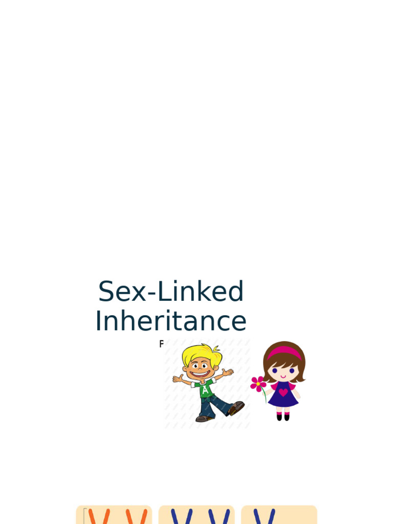 Sex-Linked Inheritance Explained | PDF | Dominance (Genetics) | Genotype