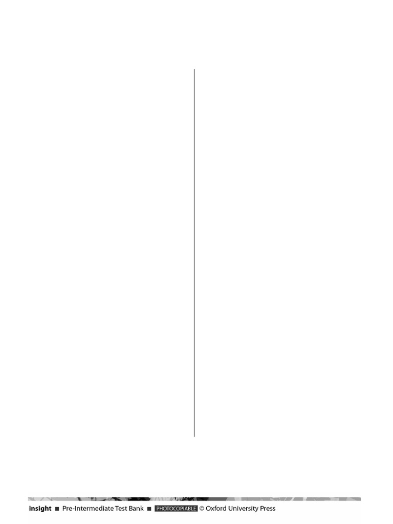 Cumulative Skills Units 1–5 A Answer Key + Audio Script | PDF | Foods ...