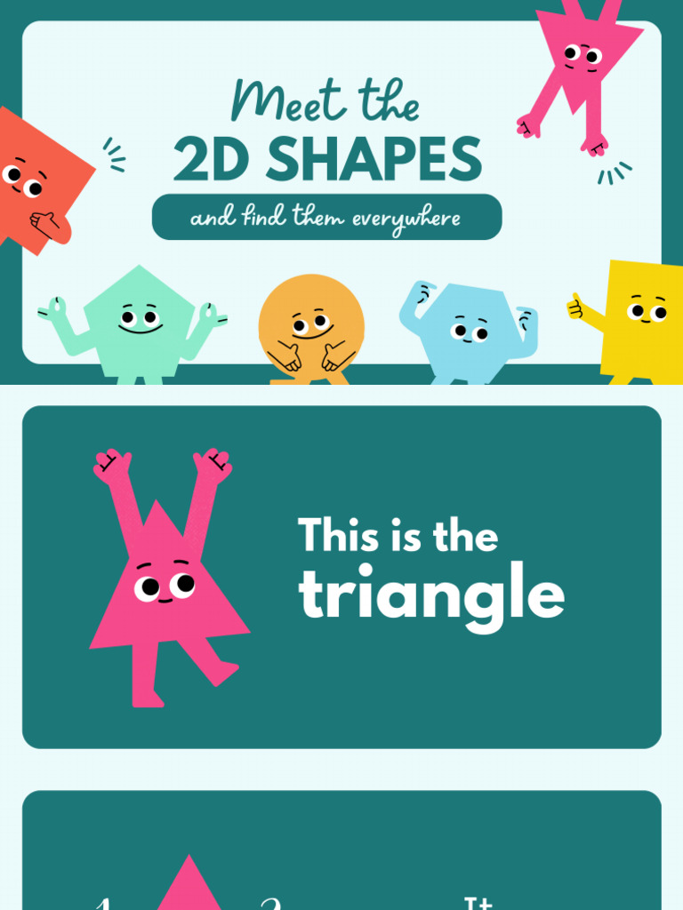 Colorful Meet The Shapes | PDF