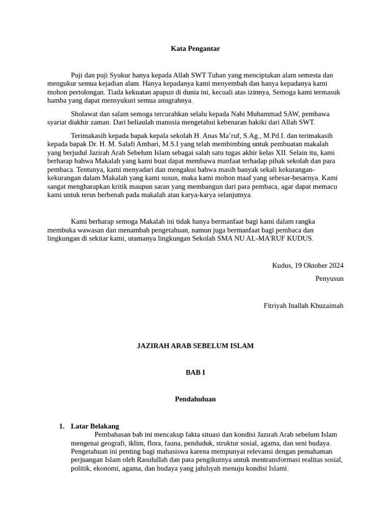 makalah tarikh | PDF