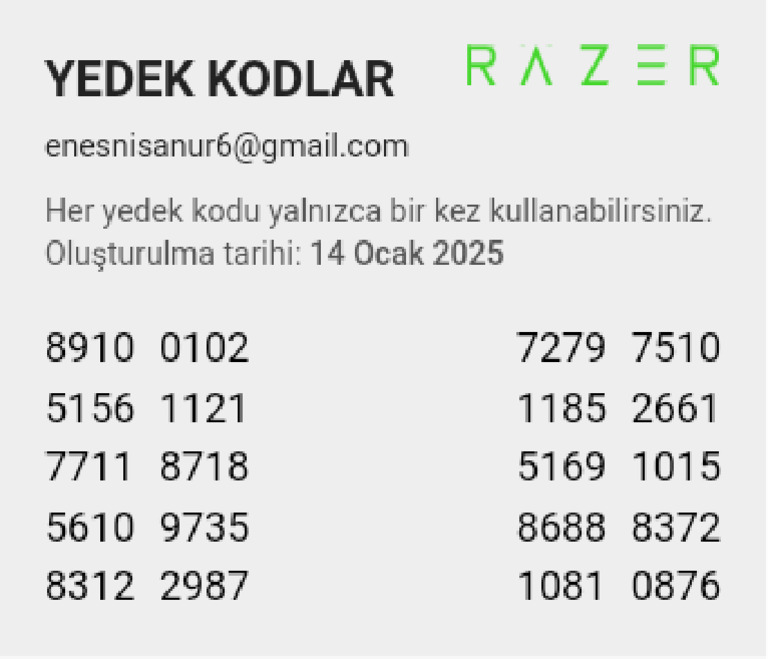 Razer Id Codes 1736885604058 | PDF