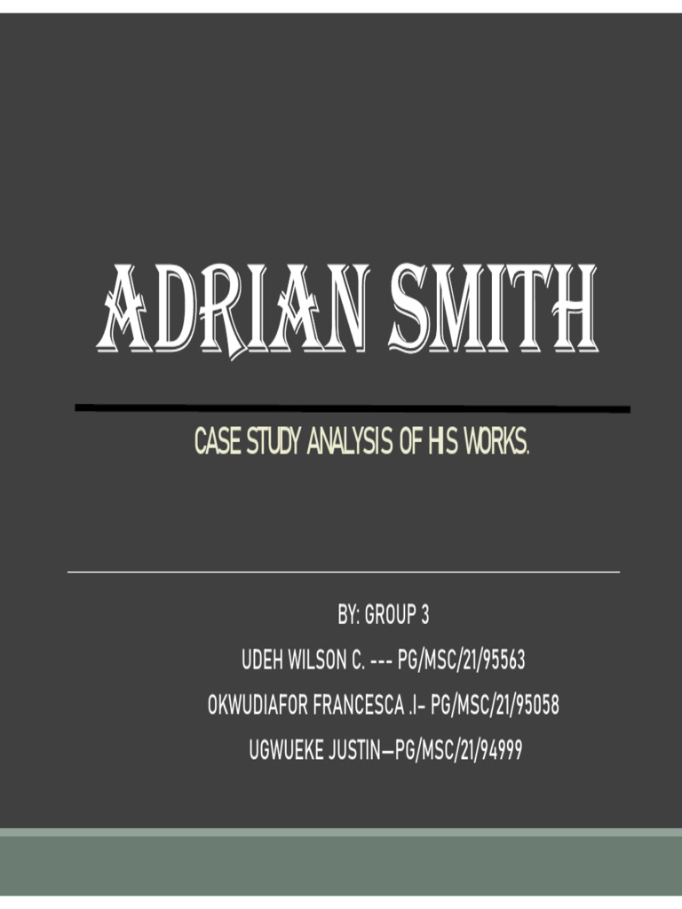 Adrian Smith | PDF