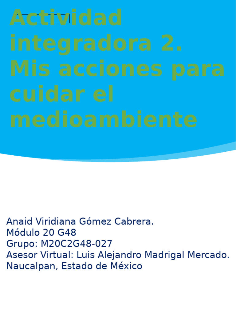 GomezCabrera Anaid M20S1AI2 | PDF