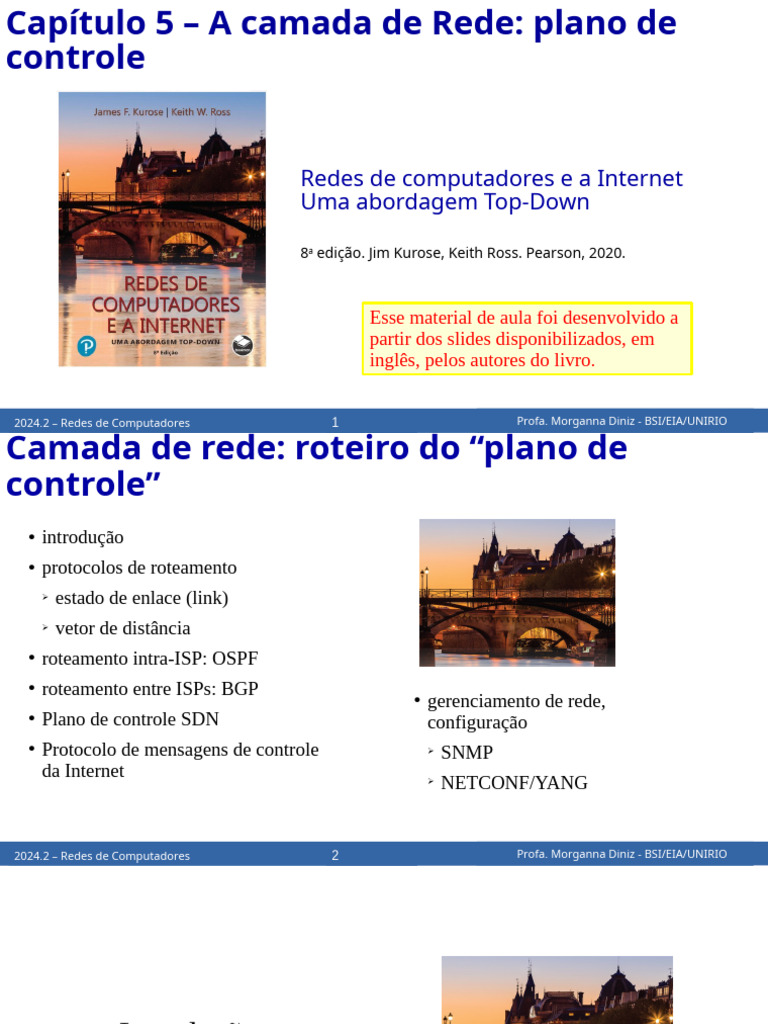 Redes Cap5 | PDF | Roteador (informática) | Roteamento