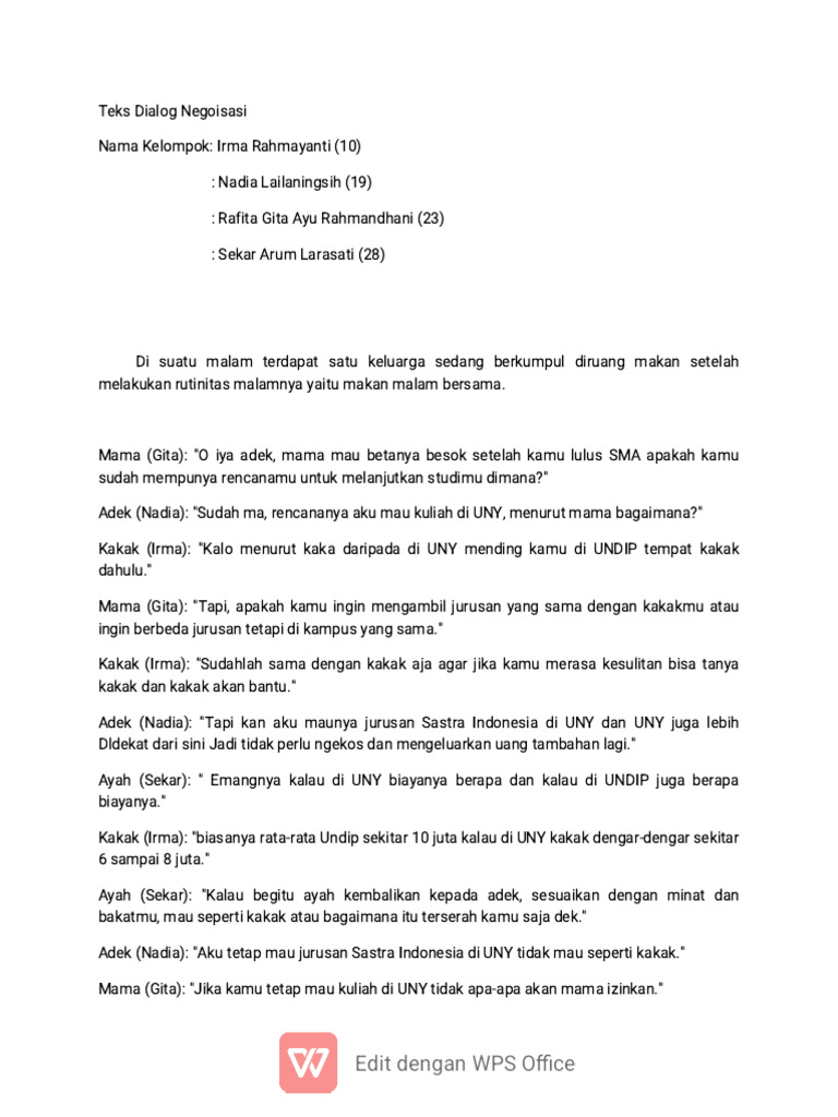 Teks Dialog Neg-WPS Office | PDF