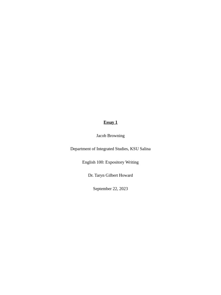 Sample Title Page | PDF